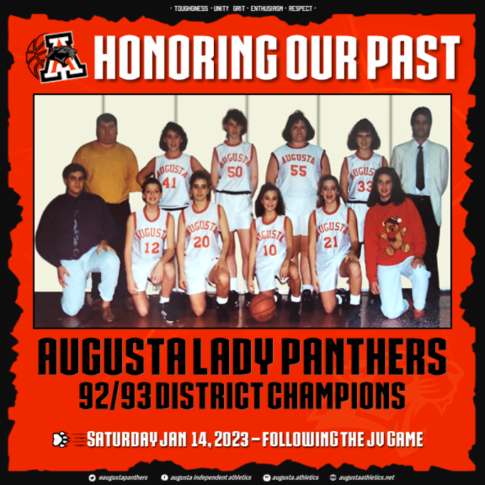 The Great Eight: 1992-93 Augusta Lady Panthers – 10th Region